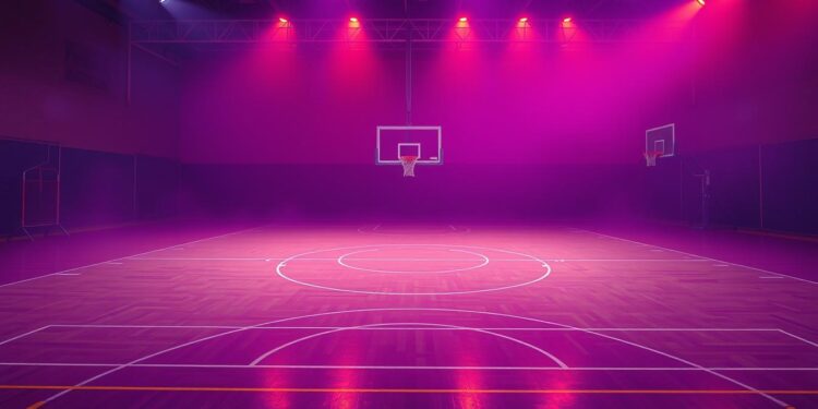 Basketball Linien: Der Spielfeld-Überblick
